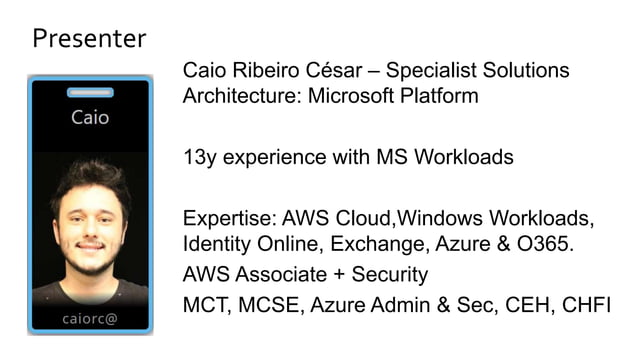 AWS Migration Day - Windows Workloads | PPT