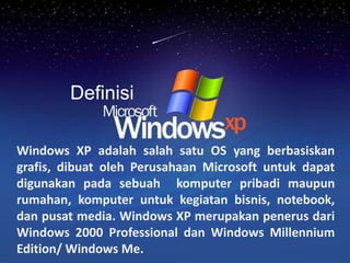 PPT Windows XP (Operating System) | PPTX