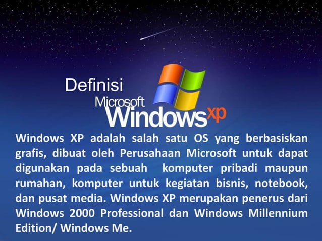 PPT Windows XP (Operating System) | PPTX