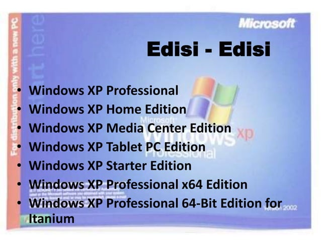 PPT Windows XP (Operating System) | PPTX