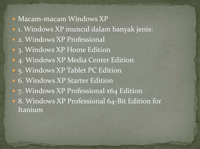 Sejarah Windows xp | PPT