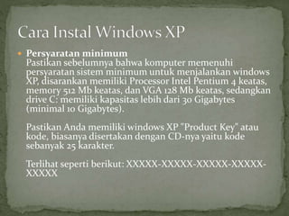 WINDOWS XP | PPTX