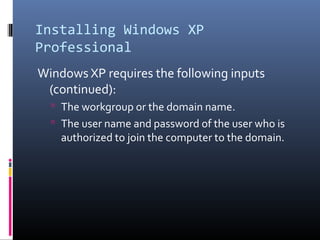 Windows xp | PPT