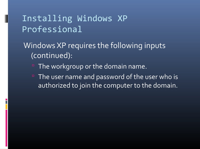 Windows xp | PPT