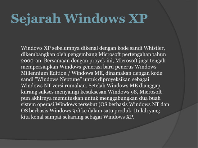 Windows XP | PPT