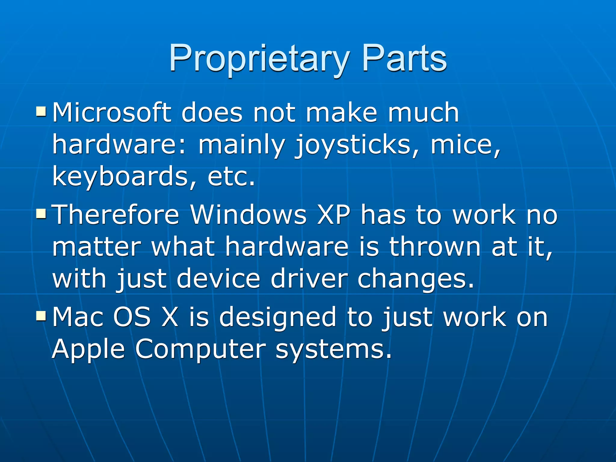 Windows Xp And Mac Os X | PPT