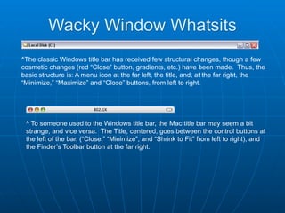 Windows Xp And Mac Os X | PPT