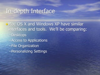 Windows Xp And Mac Os X | PPT