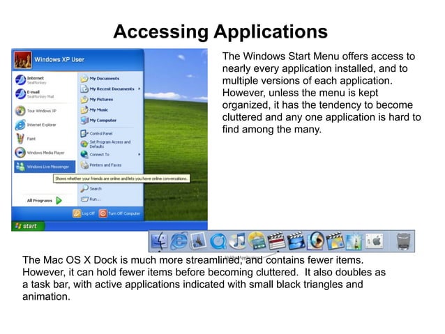 Windows Xp And Mac Os X | PPT