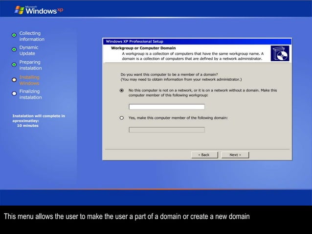 Windows xp installation | PPT