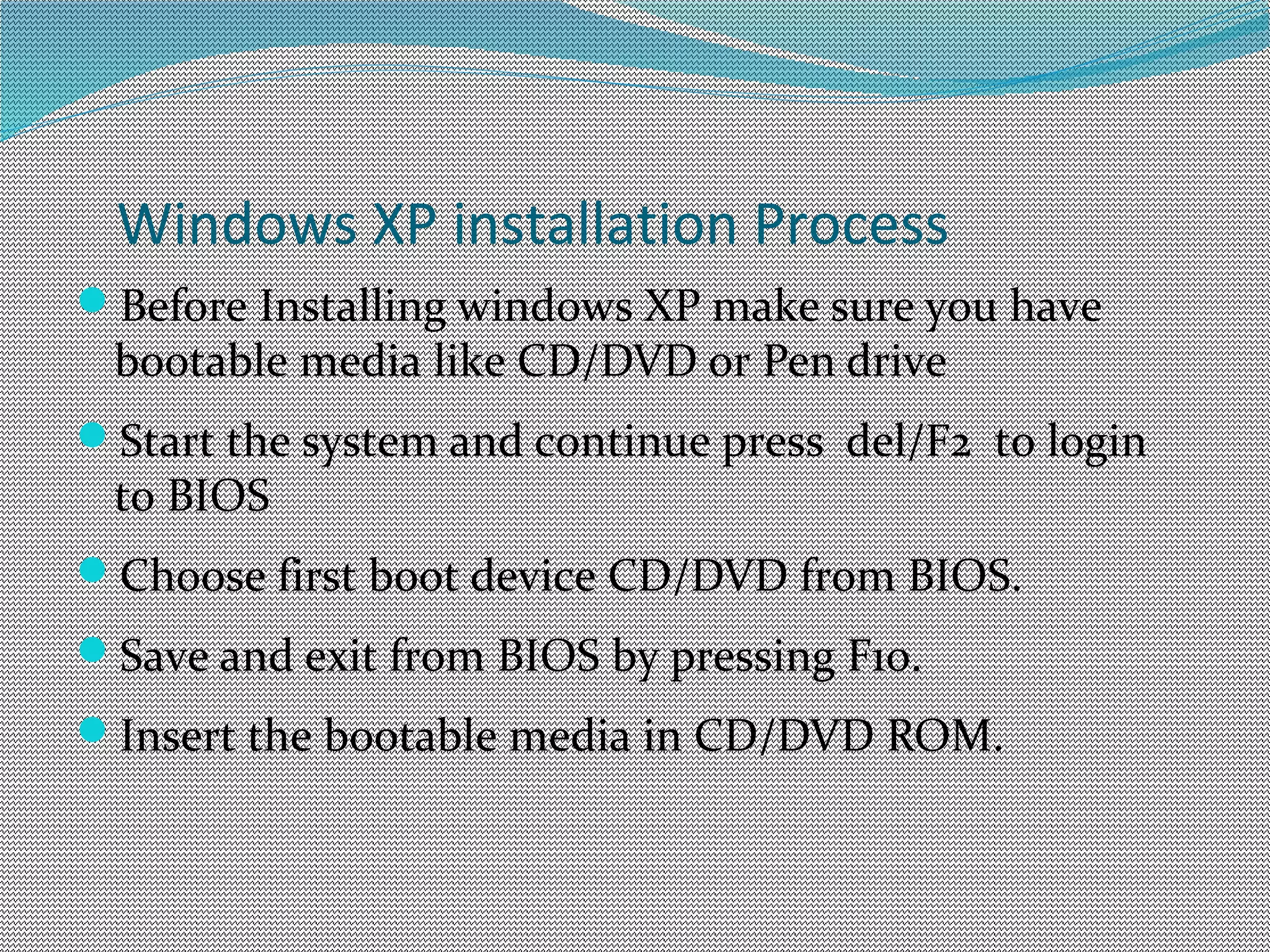 Windows Xp Installation Pps