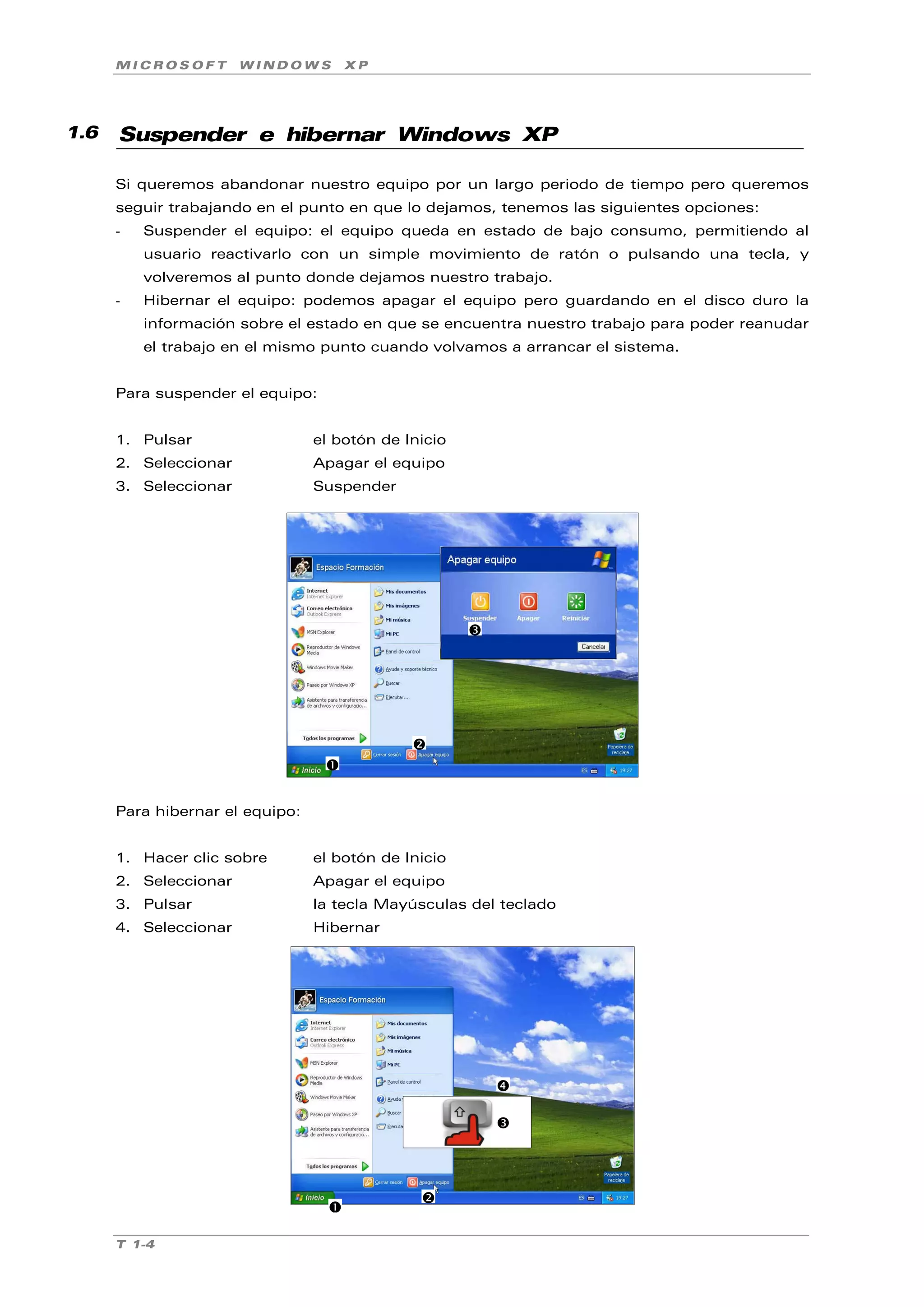 Windows xp modulo i | PDF