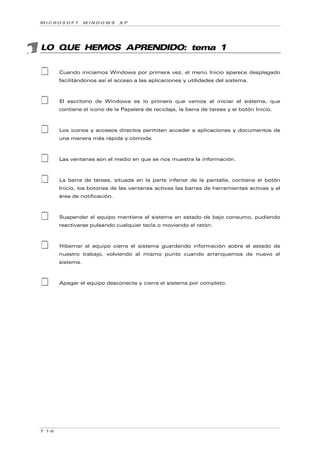 Windows xp modulo i | PDF