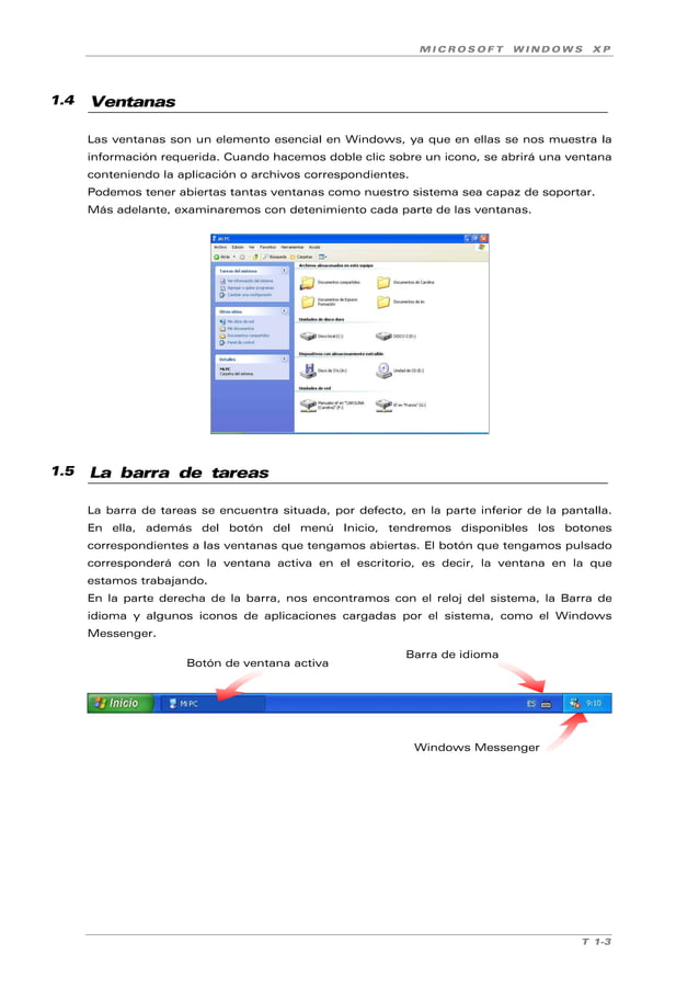 Windows xp modulo i | PDF