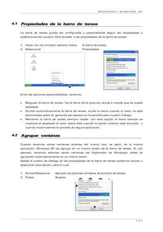 Windows xp modulo iv | PDF