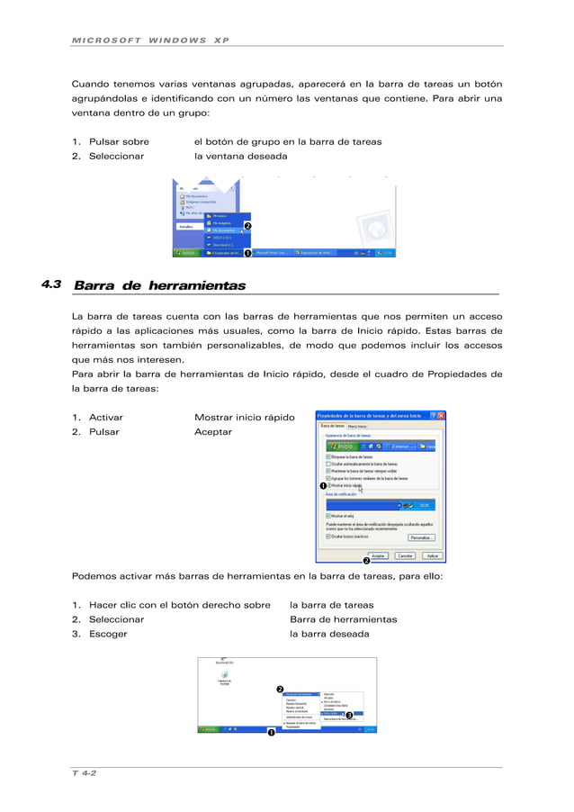 Windows xp modulo iv | PDF