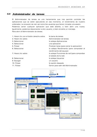 Windows xp modulo iv | PDF