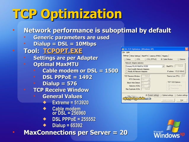 Windows Xp Optimization | PPT