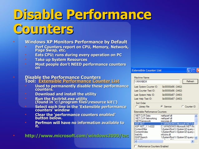 Windows Xp Optimization | PPT