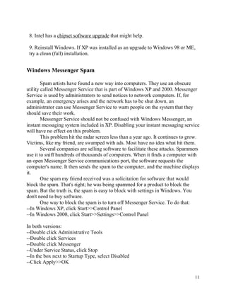 Windows xp presentation | PDF