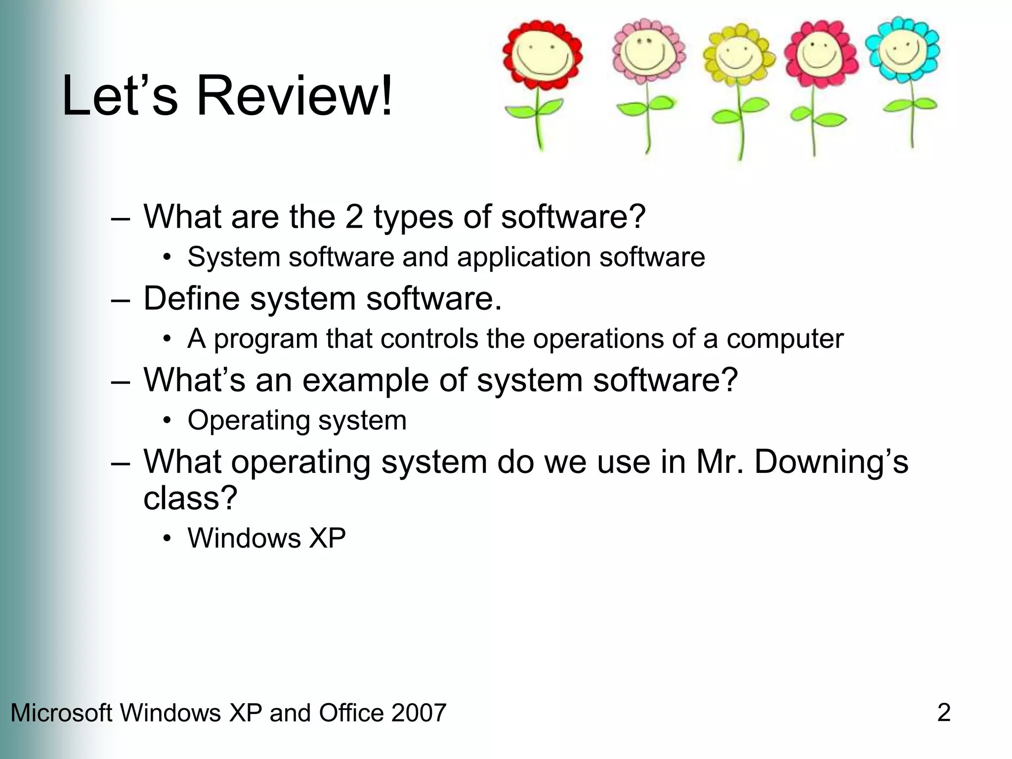 Windows Xp Presentation Downing | PPTX