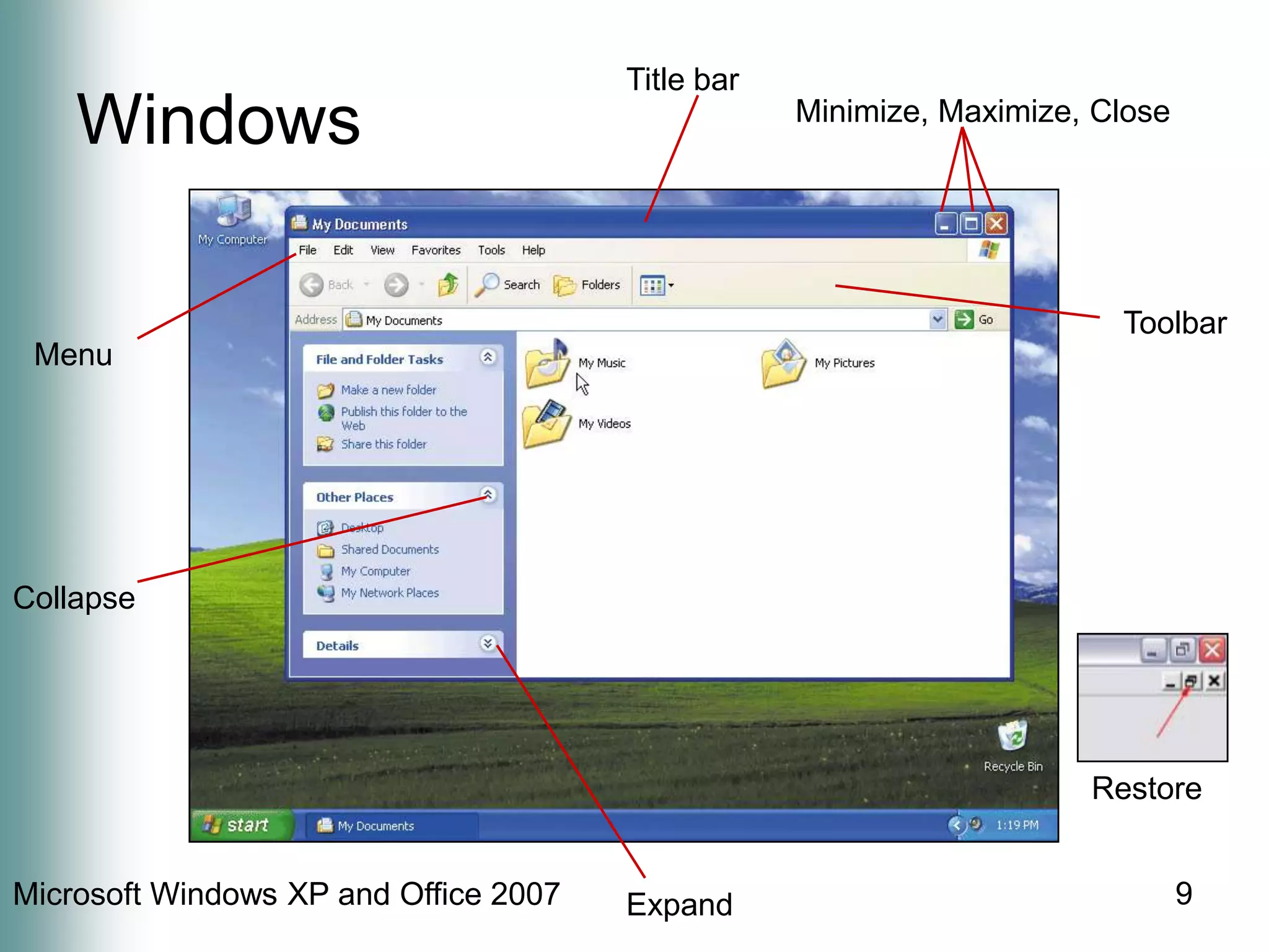 Windows Xp Presentation Downing | PPTX