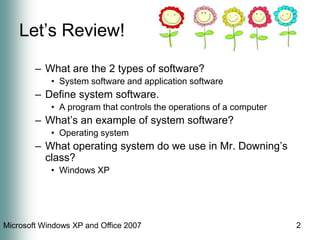 Windows Xp Presentation Downing | PPT