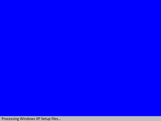 Windows xp proffessional setup | PPT