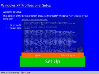 Windows xp proffessional setup | PPT