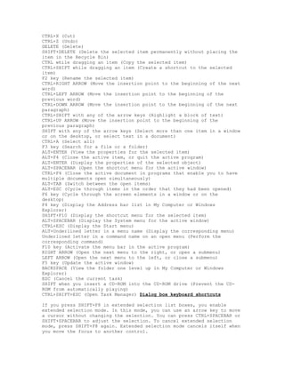 Windows xp run commands and shortcuts | PDF