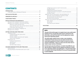 Windows XP security | PDF