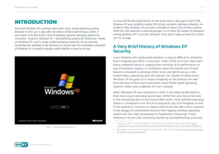 Windows XP security | PDF
