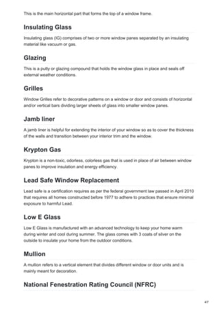 Window terminology | PDF