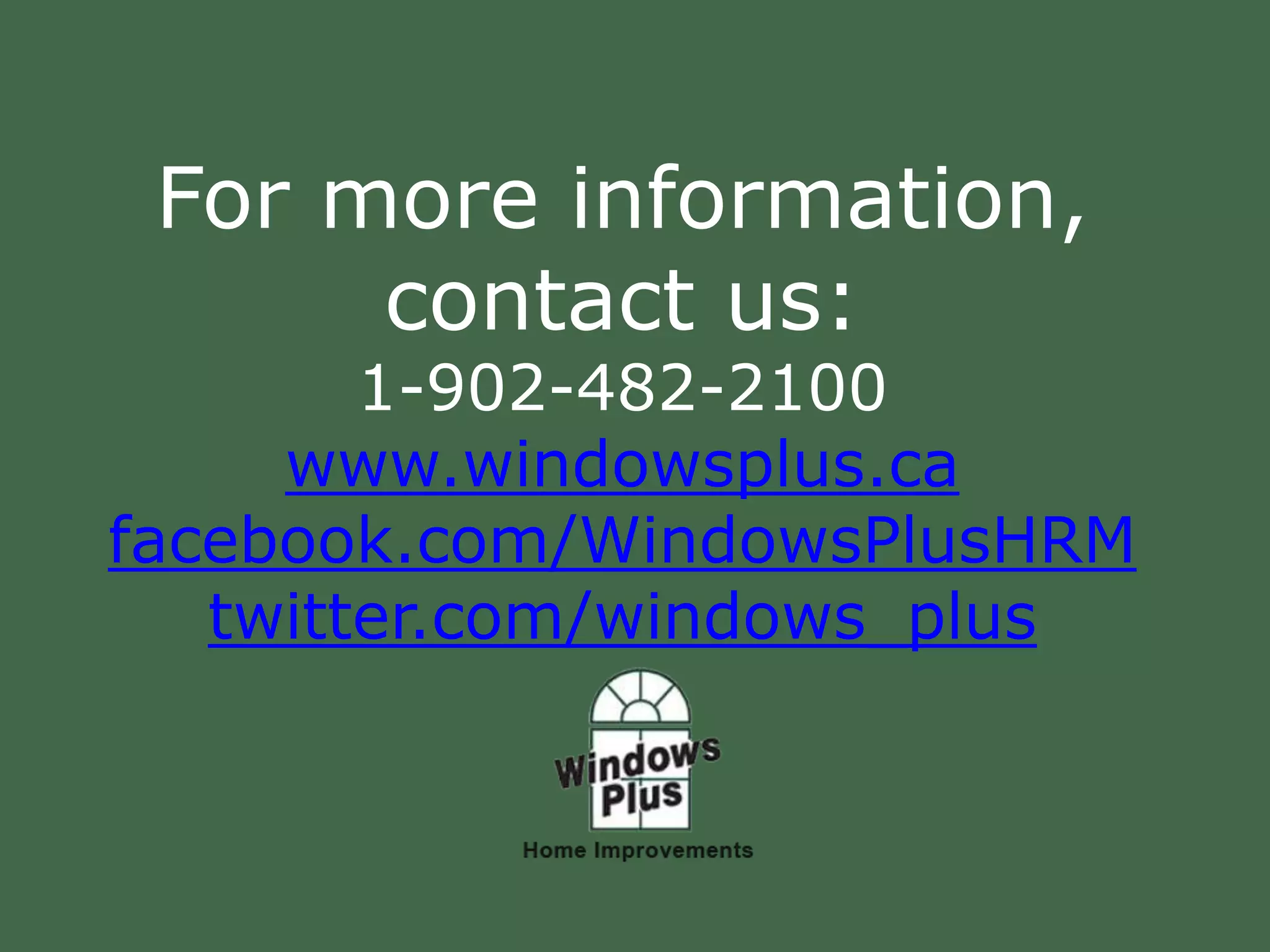 Tips to Improve Your Windows | PPT