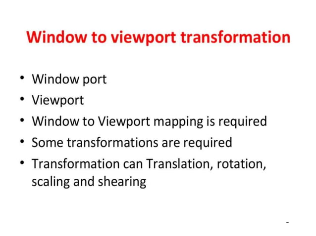 Window to ViewPort.ppt
