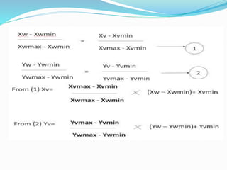Window to Viewport Transformation in Computer Graphics with.pptx