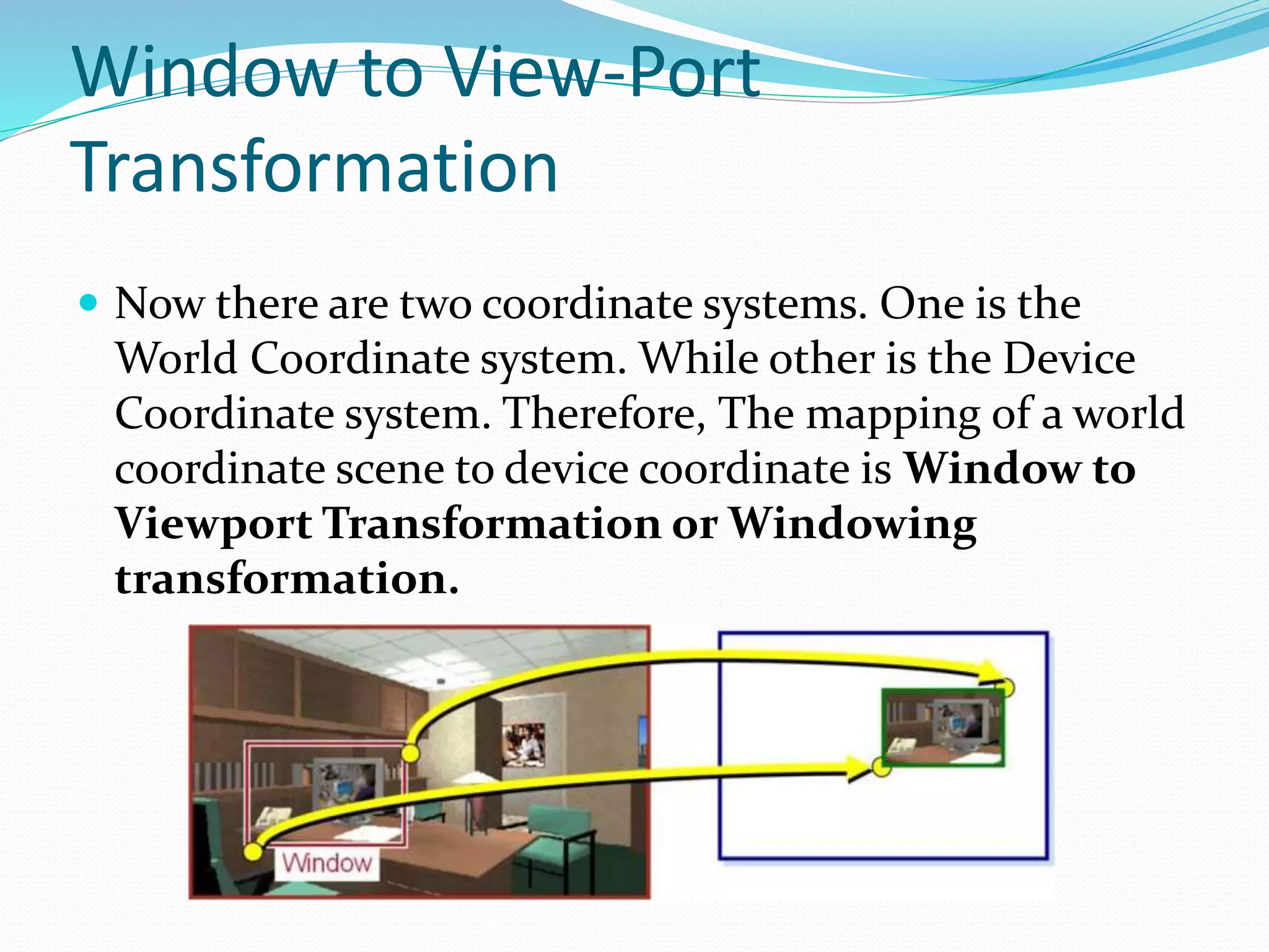 Window to Viewport Transformation in Computer Graphics with.pptx