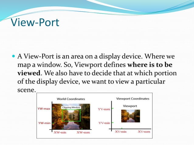 Window to Viewport Transformation in Computer Graphics with.pptx