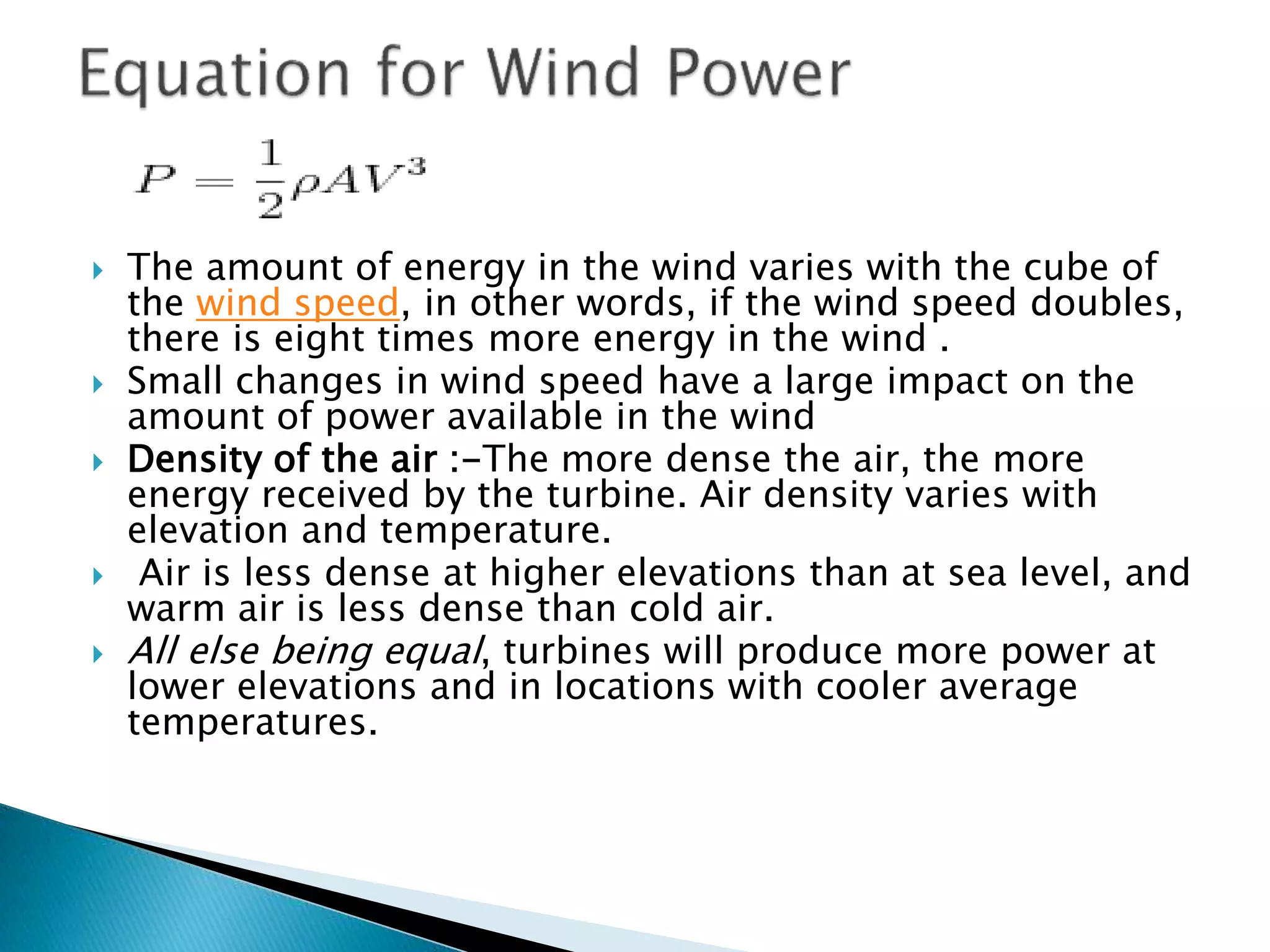 Wind physics | PPTX