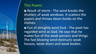 "Wind" Poem | PPSX