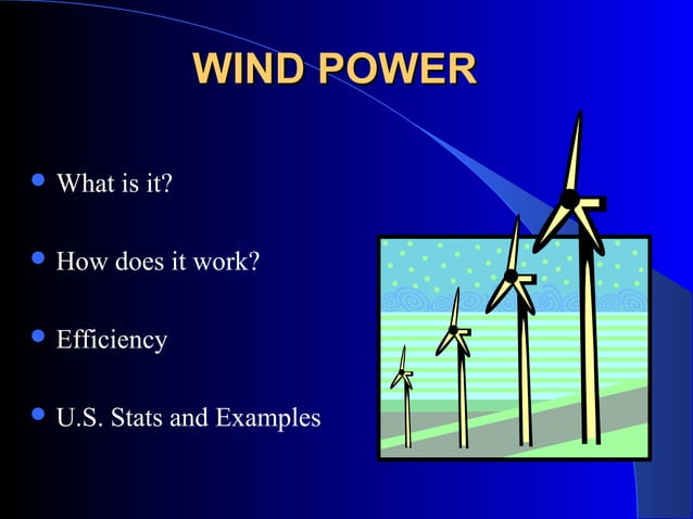 Windpower | PPT