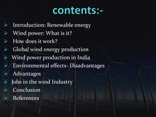 Wind power | PPT