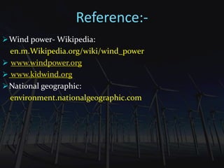 Wind power | PPT