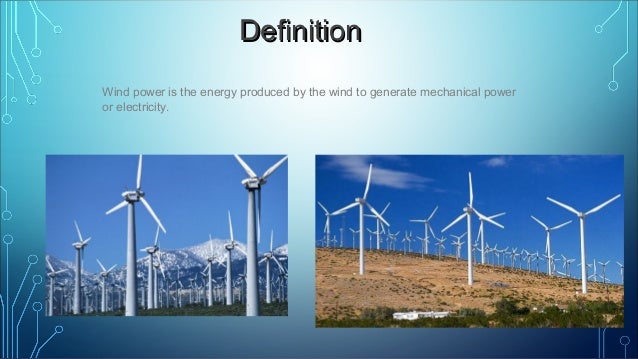 Wind power