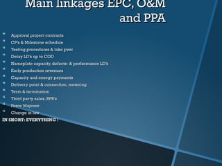Wind power epc o&m april 2013 | PPT