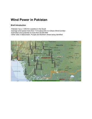 Wind power in pakistan | PDF