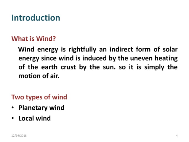 Wind power plant | PPT