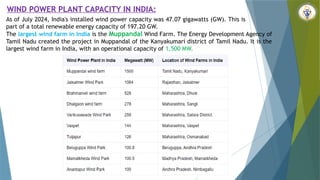 it is presentation of the wind power plant | PPTX