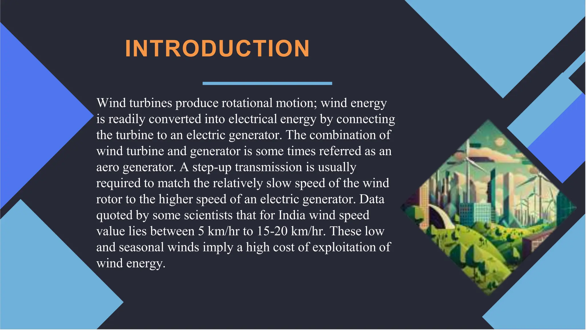 Wind power transmission and distribution for street light project.pptx