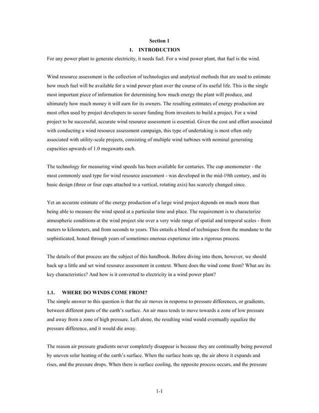 Wind resource assessment_handbook10_30 | PDF